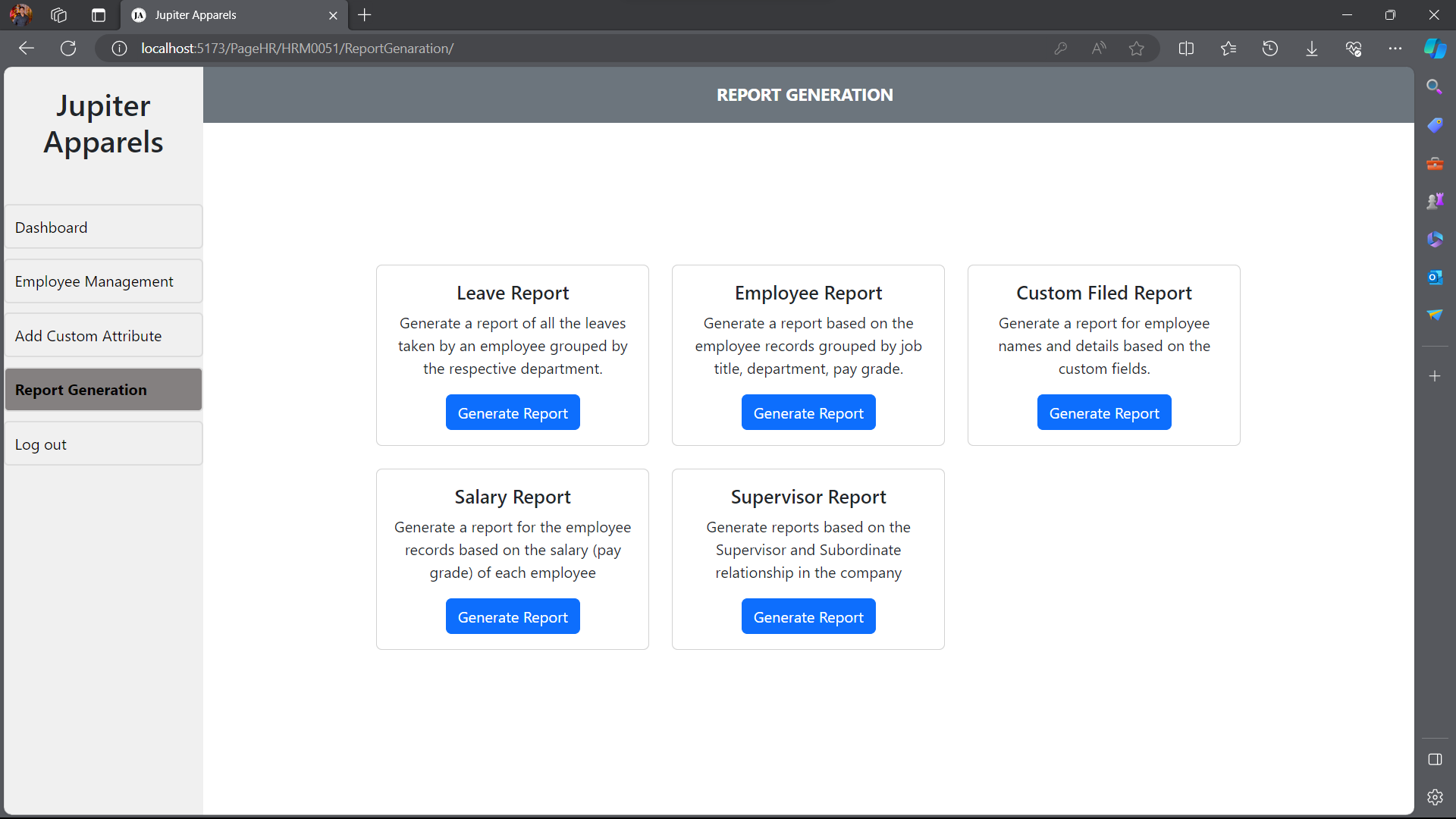 Human Resource Management System - Deshitha’s Homepage